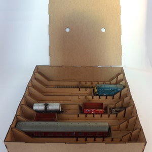 00 Gauge Transport/ Storage Box - Hornby Model Train Railway Wooden Box ...