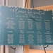 Acrylic Wedding & Event Table Plan - Table Seating Plan - Acrylic Table ...