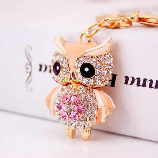 Owl Keychain - Etsy