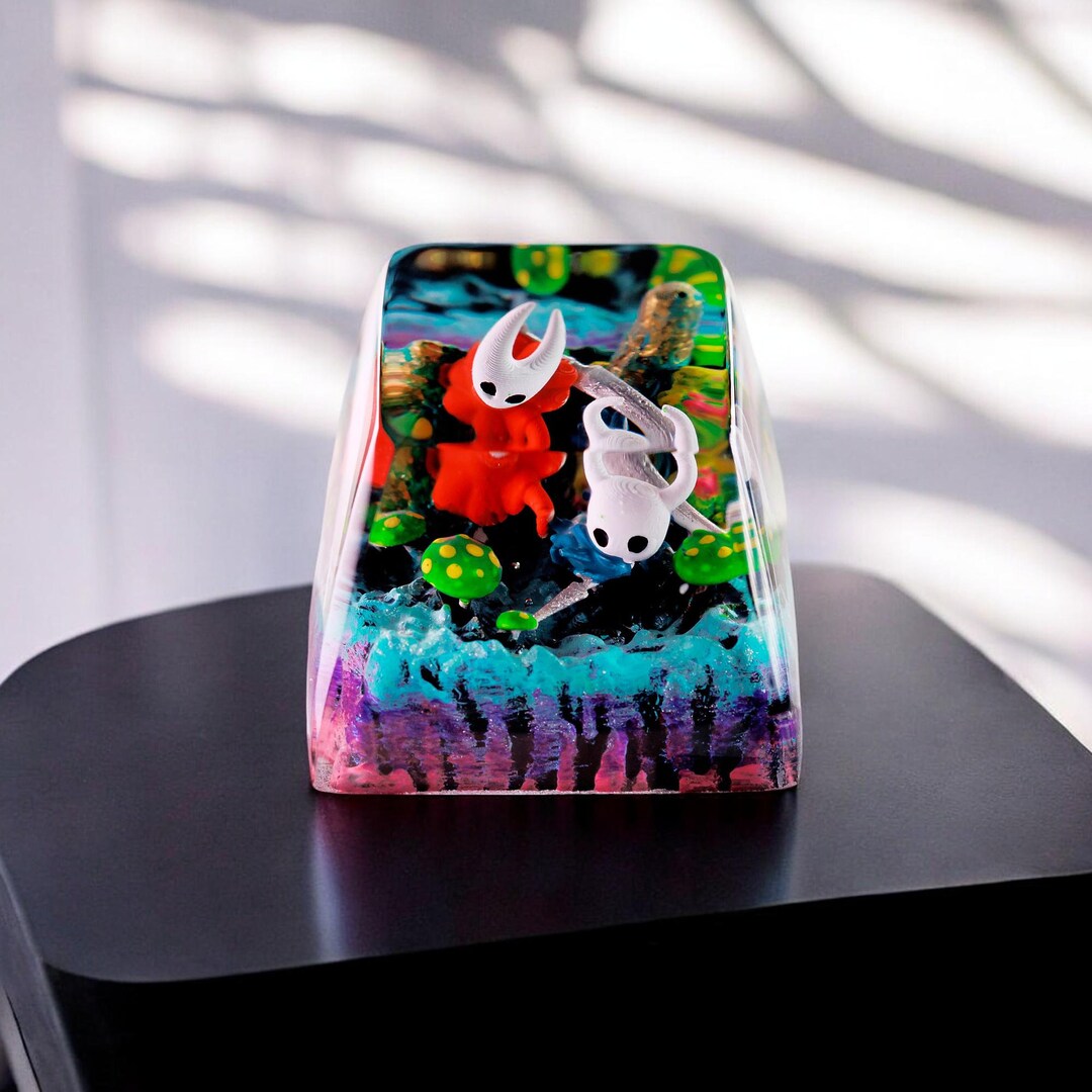 Custom Artisan Keycaps, Hollow Knight Resin Keycaps, Esc Keycap, Resin ...