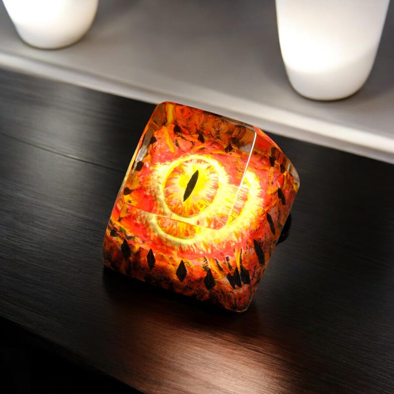 Handmade Resin Artisan Keycap: Dark Lord Eye, Custom Keyboard - Etsy