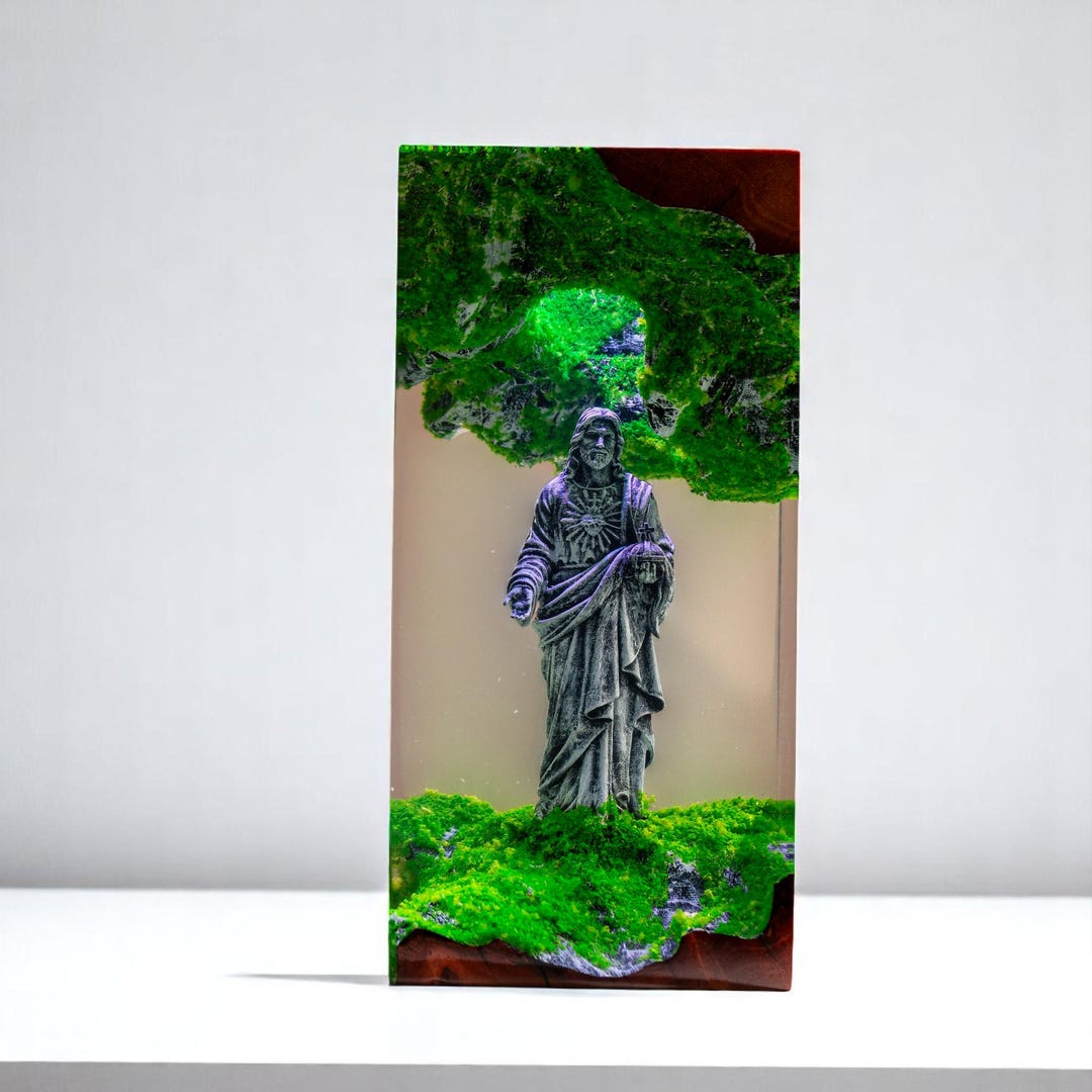 Jesus Christ Resin Lamp – Christian Night Light, Religious Decor,faith ...