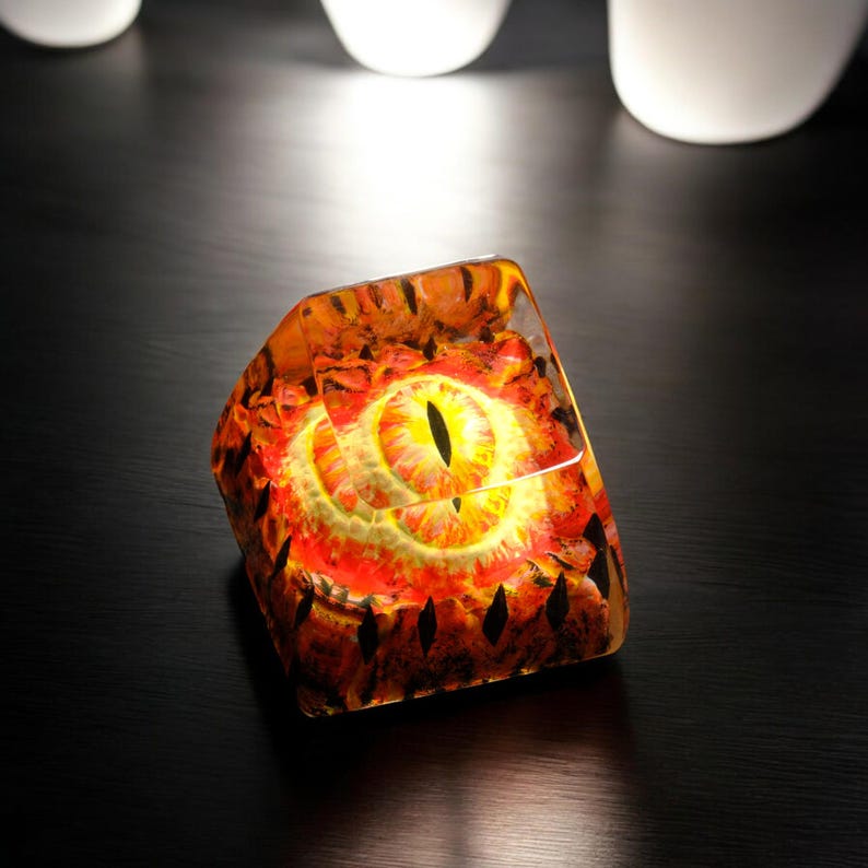 Handmade Resin Artisan Keycap: Dark Lord Eye, Custom Keyboard - Etsy