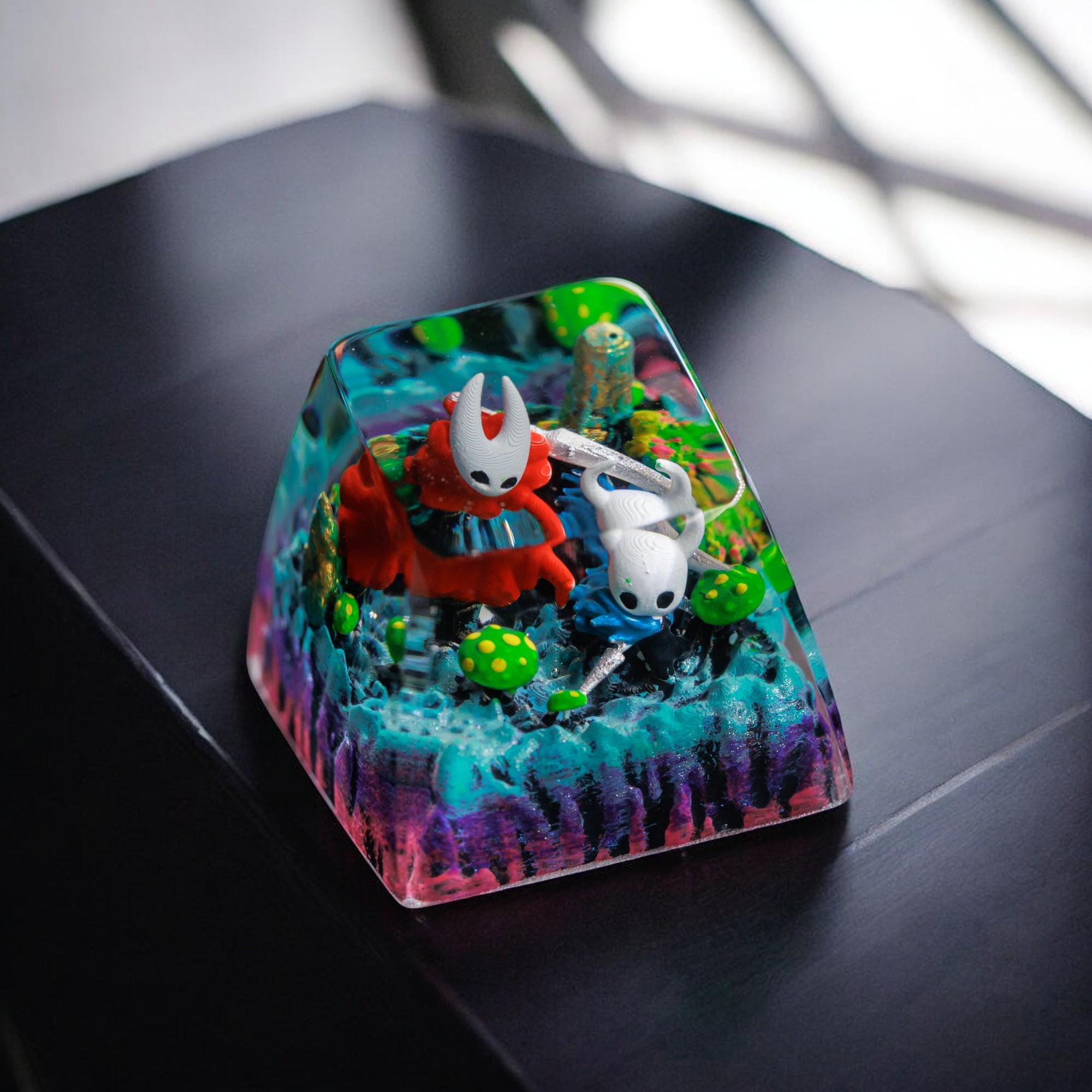 Custom Artisan Keycaps, Hollow Knight Resin Keycaps, Esc Keycap, Resin ...