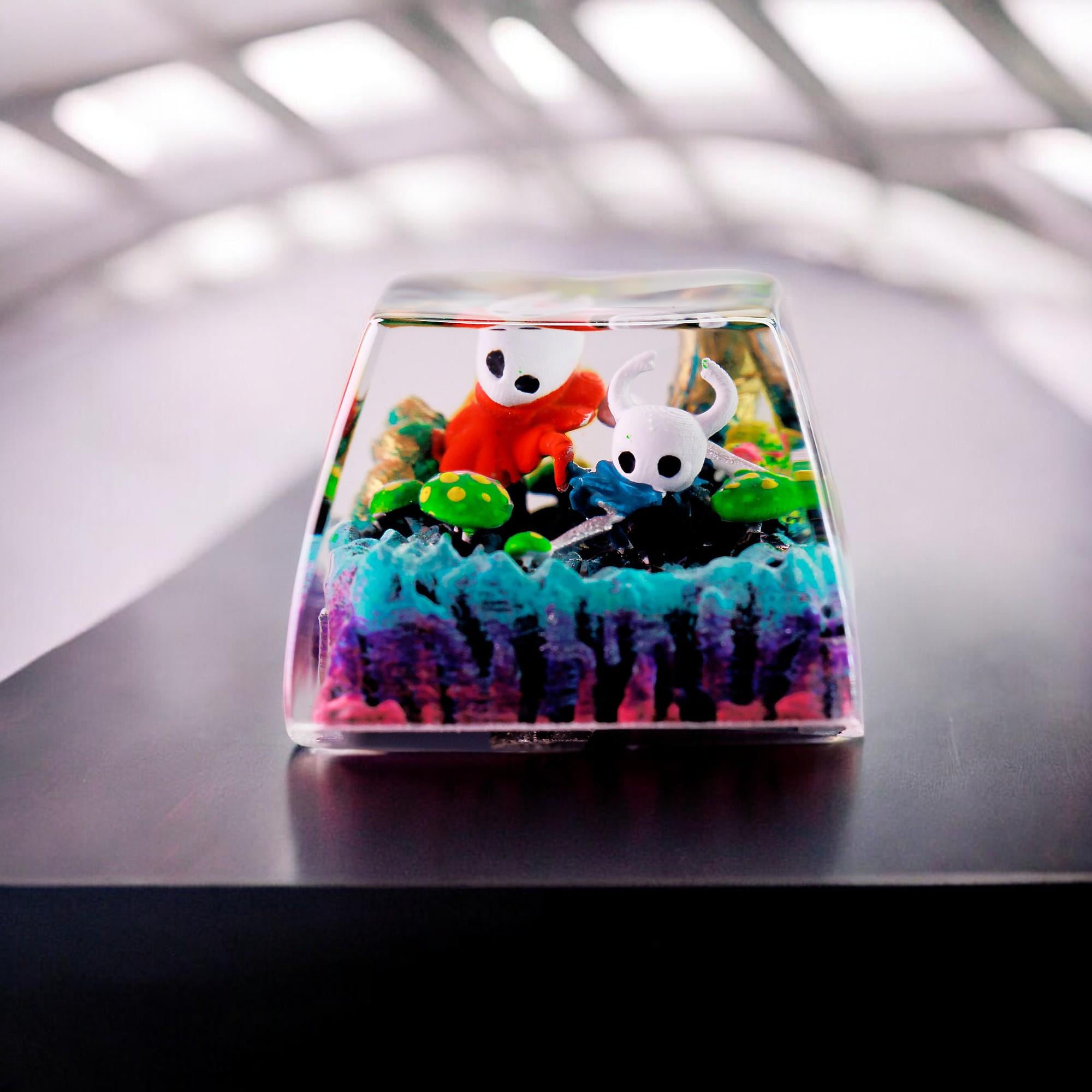 Custom Artisan Keycaps, Hollow Knight Resin Keycaps, Esc Keycap, Resin ...