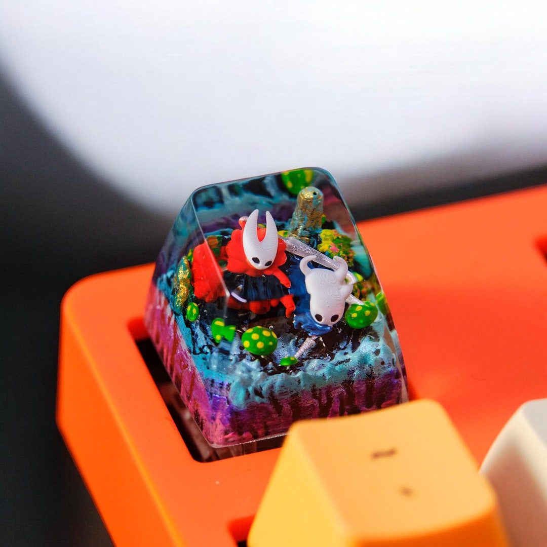 Custom Artisan Keycaps, Hollow Knight Resin Keycaps, Esc Keycap, Resin ...