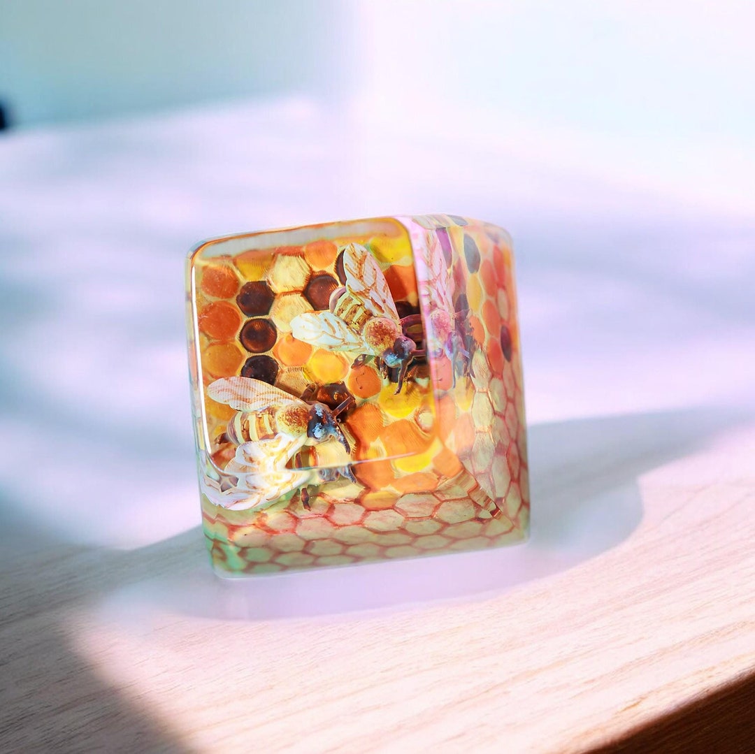 Keycaps Bee Artisan, Artisan Keycaps, Keycaps Anime Cute, Keycap Cherry ...
