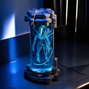 Xenomorph Resin Lamp: Custom Alien Epoxy Night Light - Etsy
