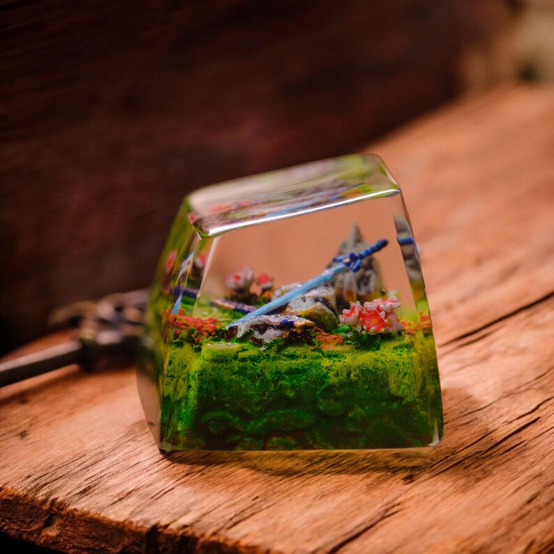 Custom Artisan Keycaps, Keycaps Anime Cute, Ma.joras Mask Keycaps Resin ...