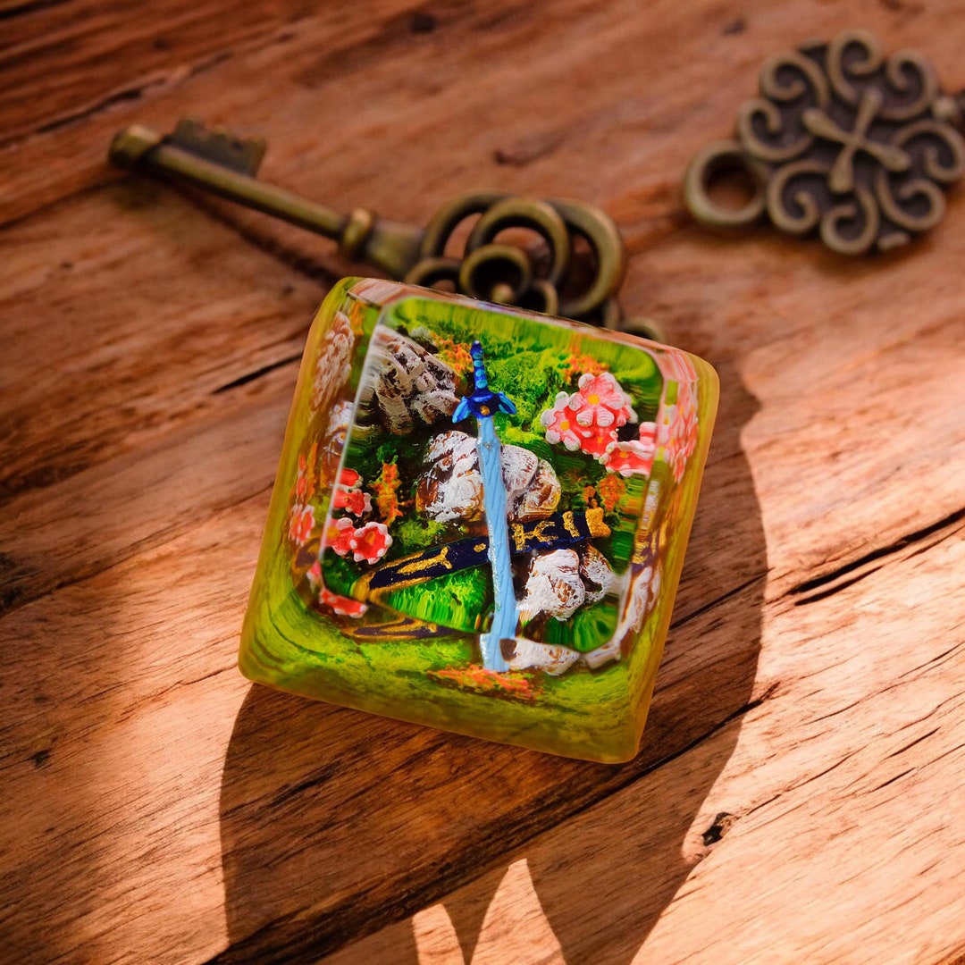 Handmade Legend of Zelda Resin Keycap: Cherry MX Mechanical Keyboard - Etsy