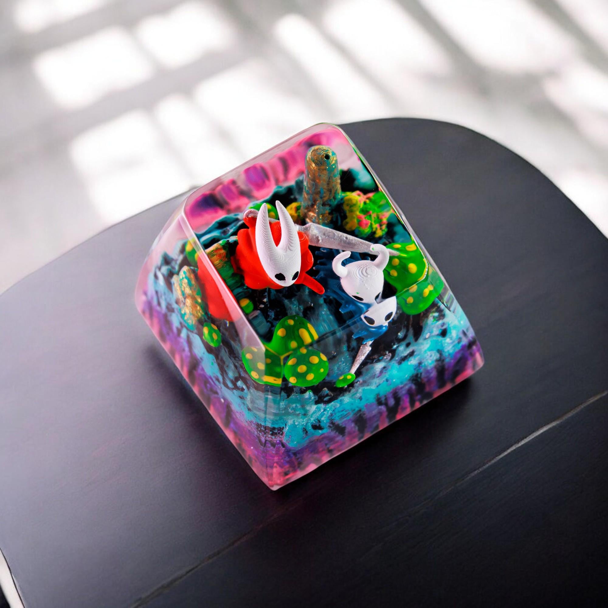 Custom Artisan Keycaps, Hollow Knight Resin Keycaps, Esc Keycap, Resin ...