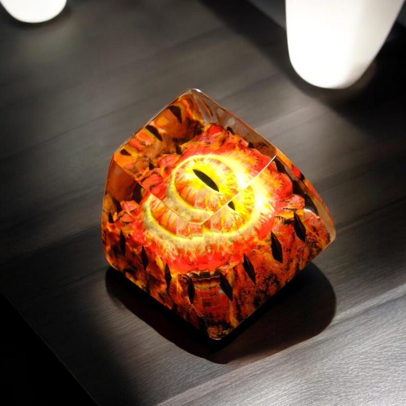 Handmade Resin Artisan Keycap: Dark Lord Eye, Custom Keyboard - Etsy