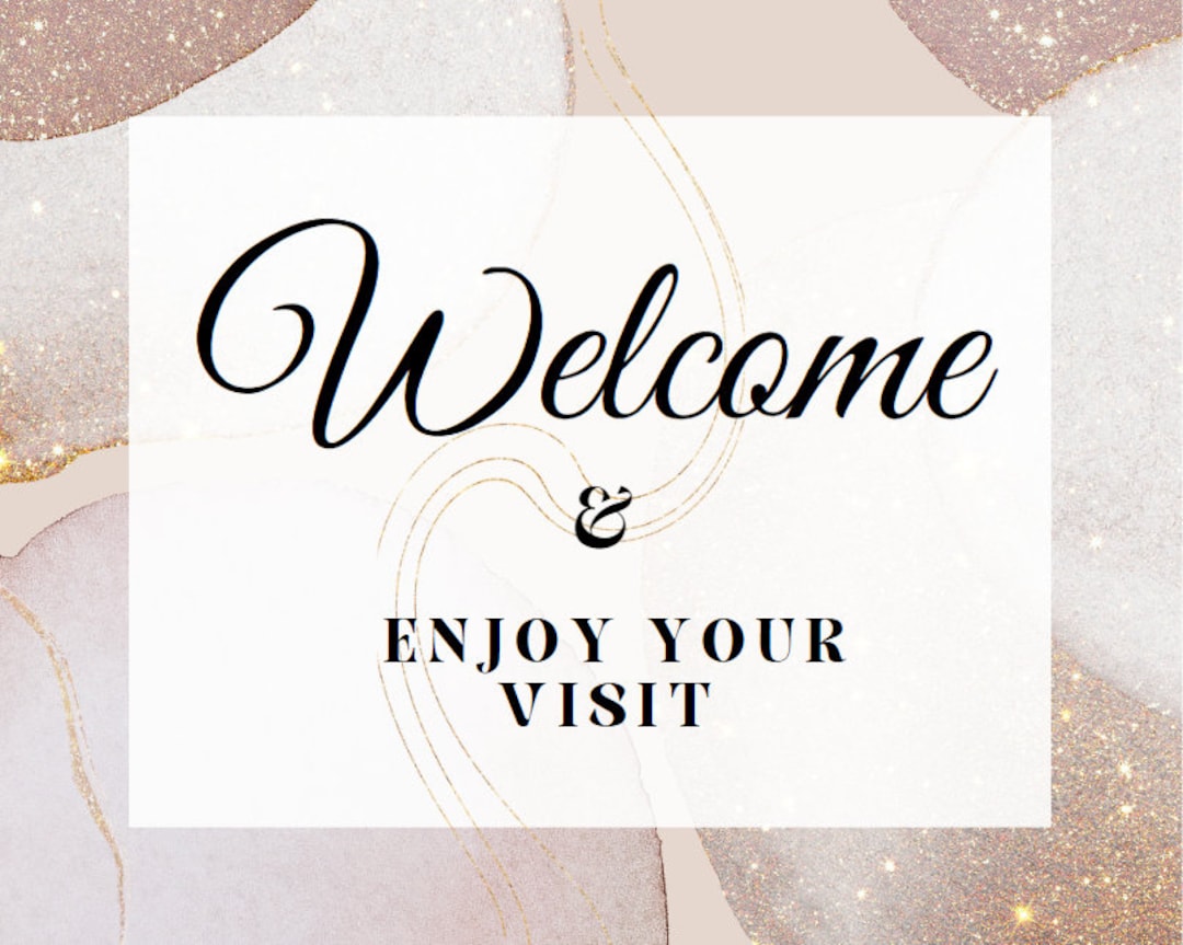 Welcome Sign for Open House PDF Printable Instant Digital Download - Etsy