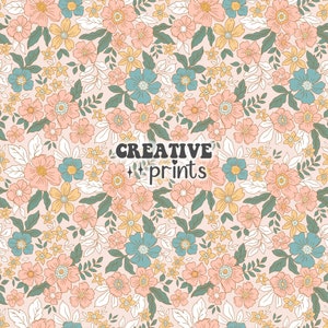 Spring Floral Seamless Pattern, Liberty Style Pattern, Fabric Pattern ...