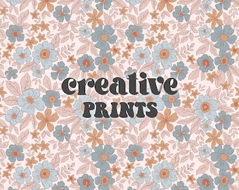 Boho Fall Seamless Pattern. Digital Download Only. Png File - Etsy