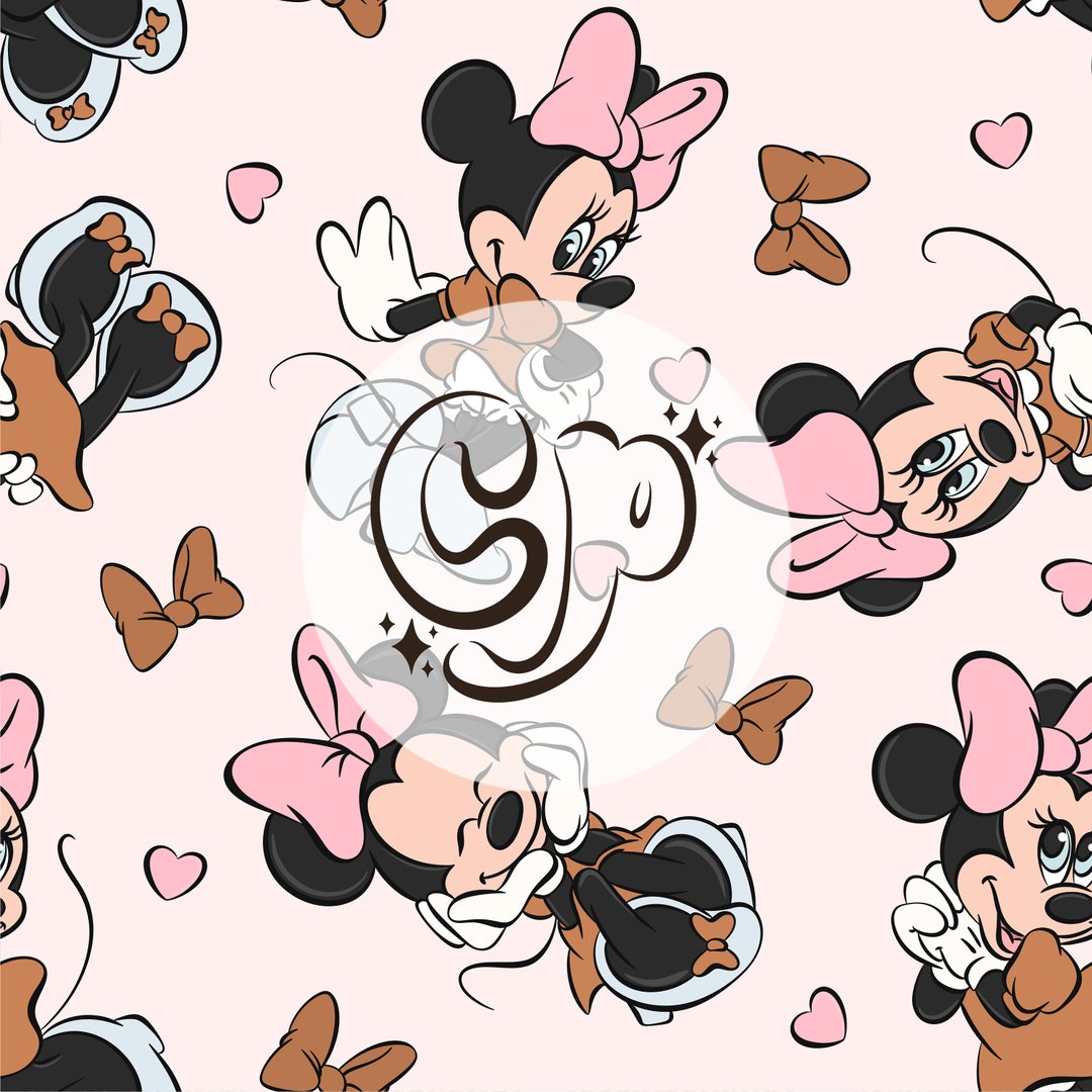 Coquette Mouse Seamless Pattern, Magical Seamless File for Fabric ...
