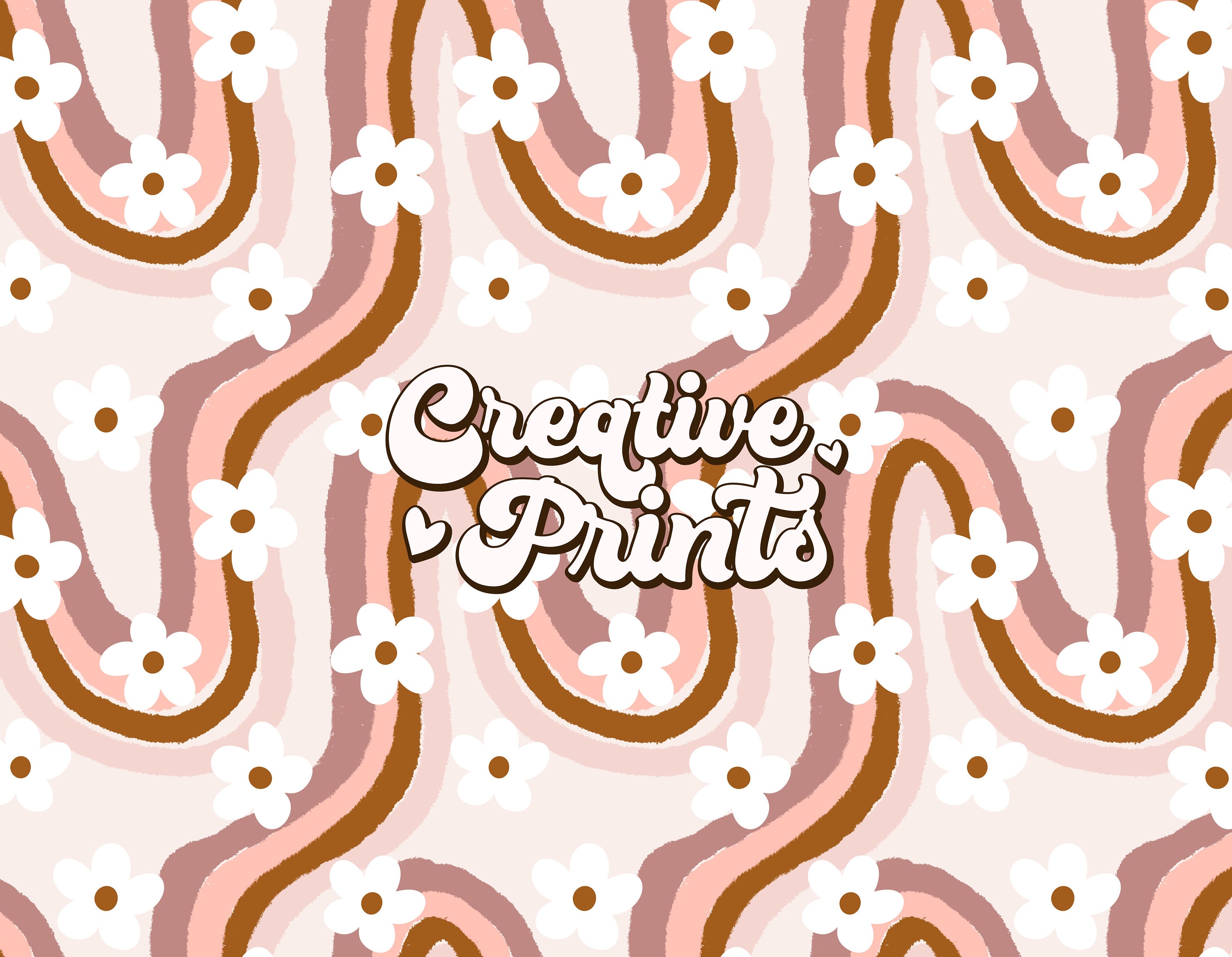 Floral Boho Rainbow Seamless File, Fall Seamless Pattern for Fabrics ...