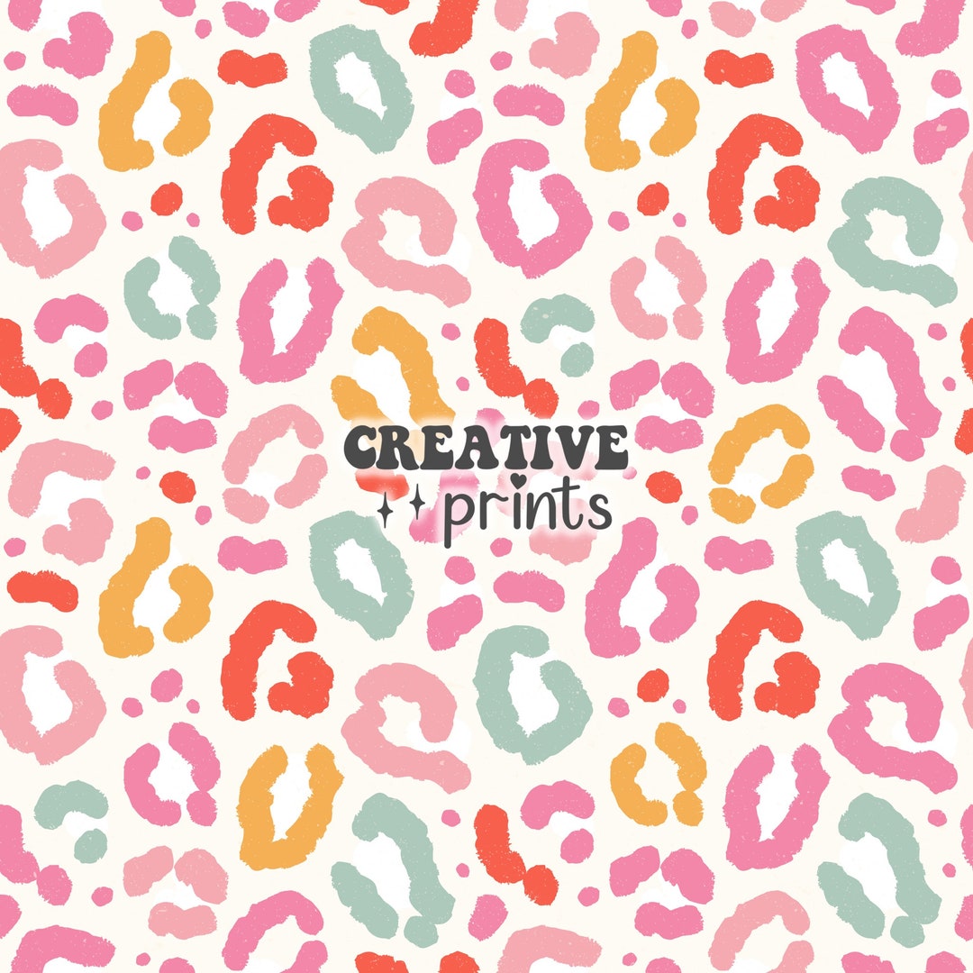 Summer Cheetah Seamless Repeat Pattern, Seamless Animal Cheetah Print ...