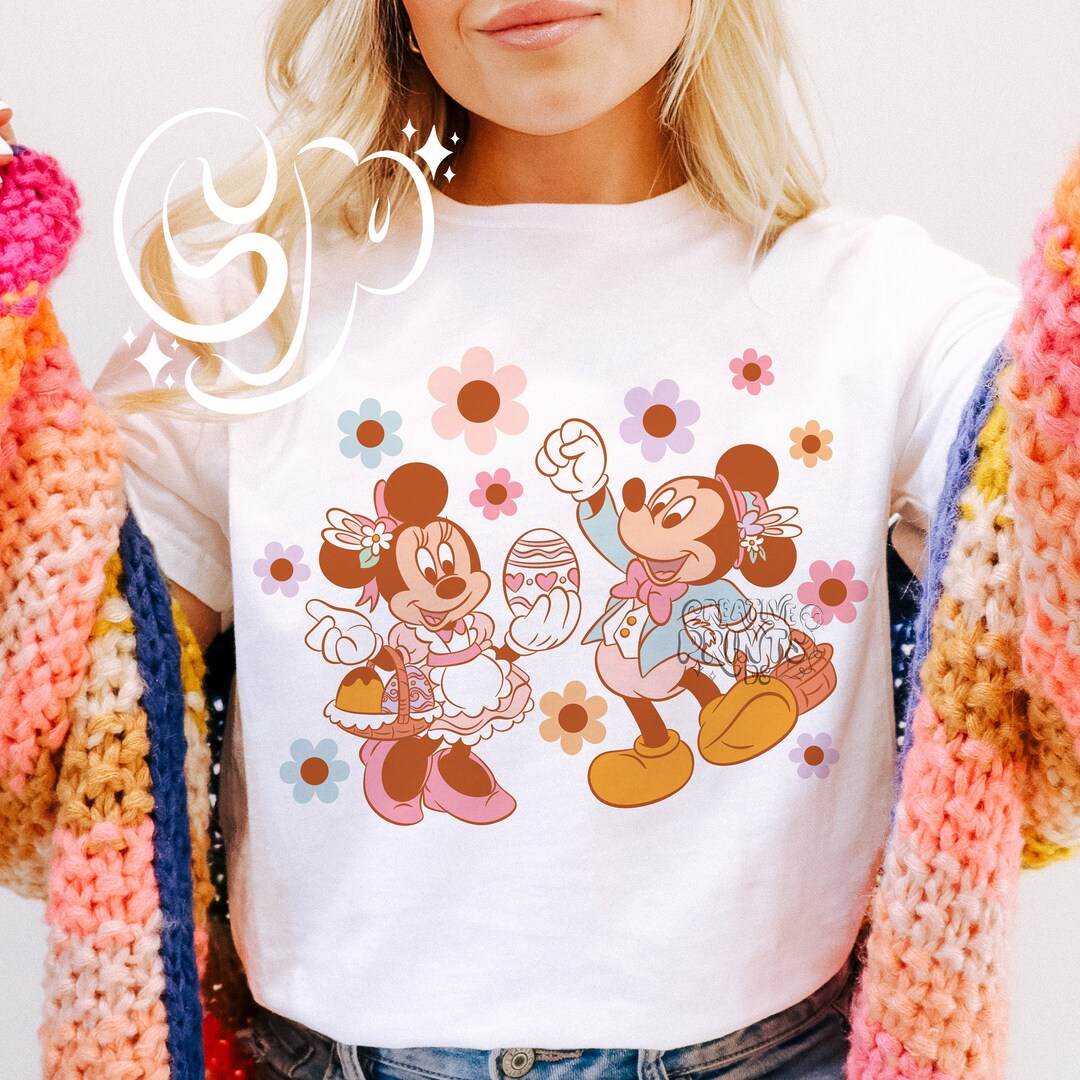 Spring Mouse & Friends Easter PNG Sublimation Design, Floral Daisy ...
