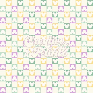 Mouse Check Pattern, Checkerboard Seamless Pattern, Mouse Seamless File ...