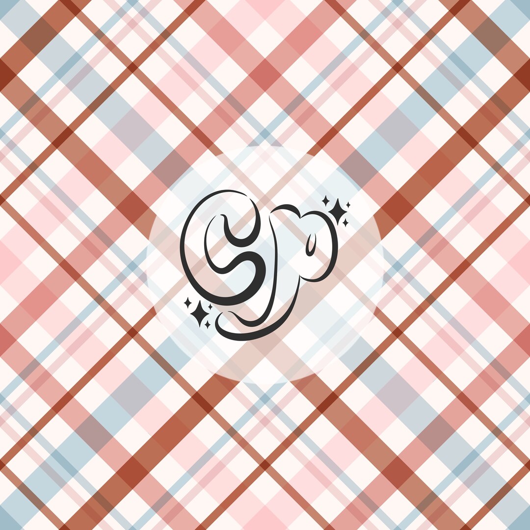 Pink & Blue Plaid Gingham Seamless Pattern, Coord Plaid Seamless ...