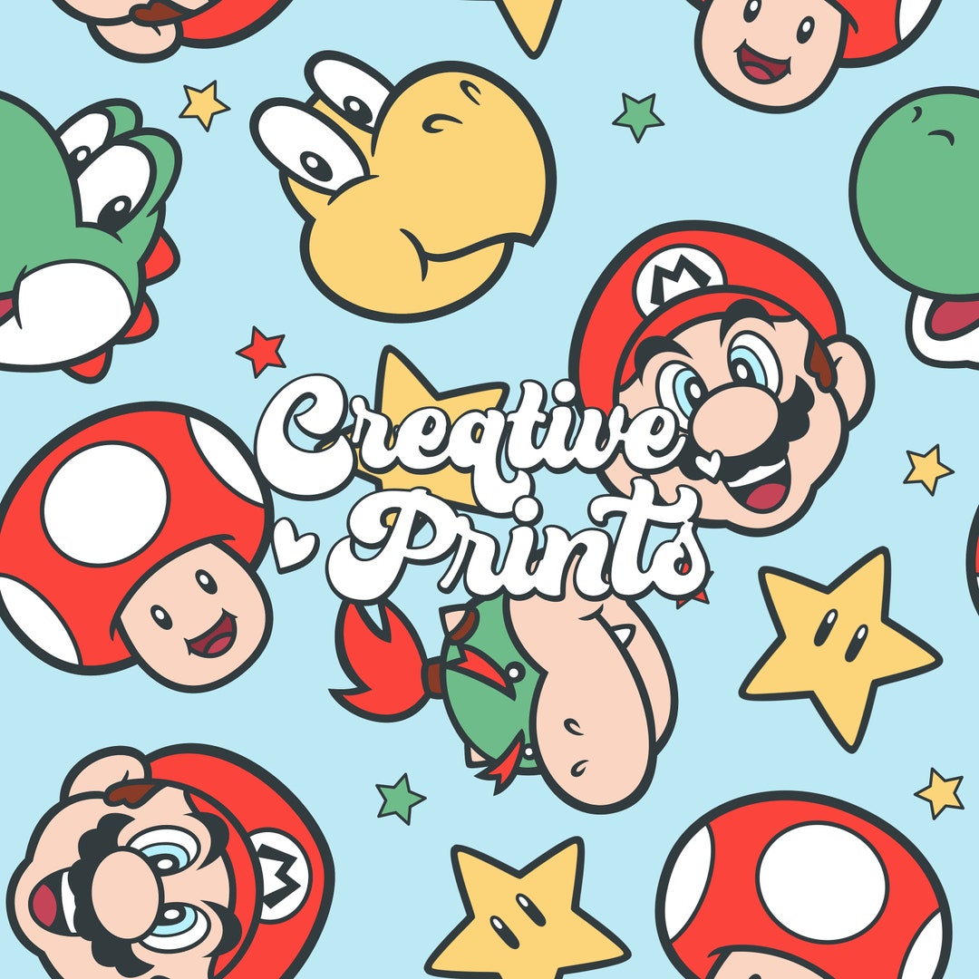 Cartoon Seamless Pattern for Boys, Video Game Seamless File, Seamless ...