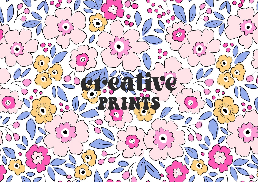 Floral Seamless Pattern | Floral Digital Paper | Fabric Pattern ...