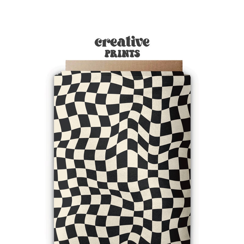 Checkerboard Fabric - Etsy