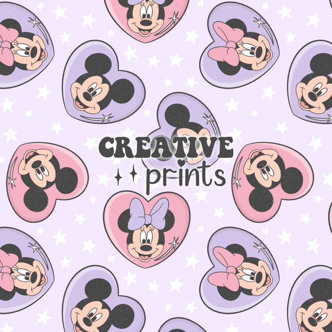 Valentine’s Day Mouse Hearts Seamless Pattern, Mouse Hearts Seamless ...