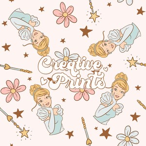 BUNDLE 3 PATTERNS - Princess Seamless Pattern, Magical Seamless File ...