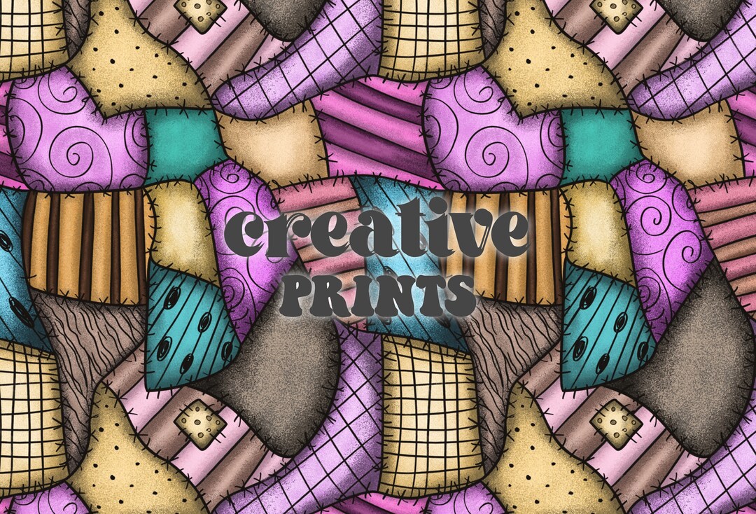 Sally Patches Seamless Pattern, Halloween Seamless File for Fábrica ...