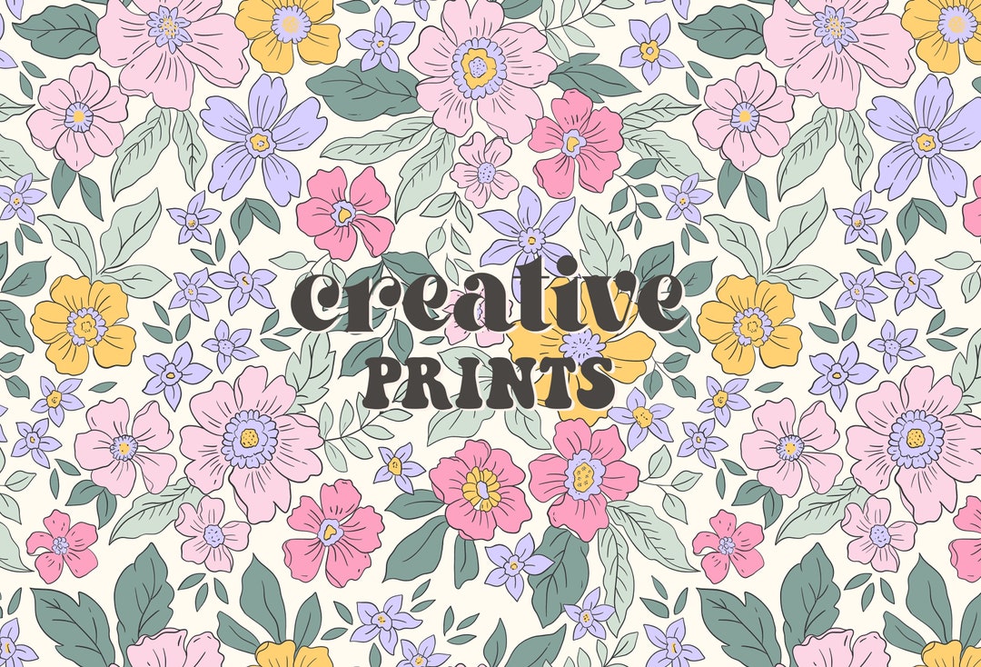 Floral Seamless Pattern | Floral Digital Paper | Fabric Pattern ...