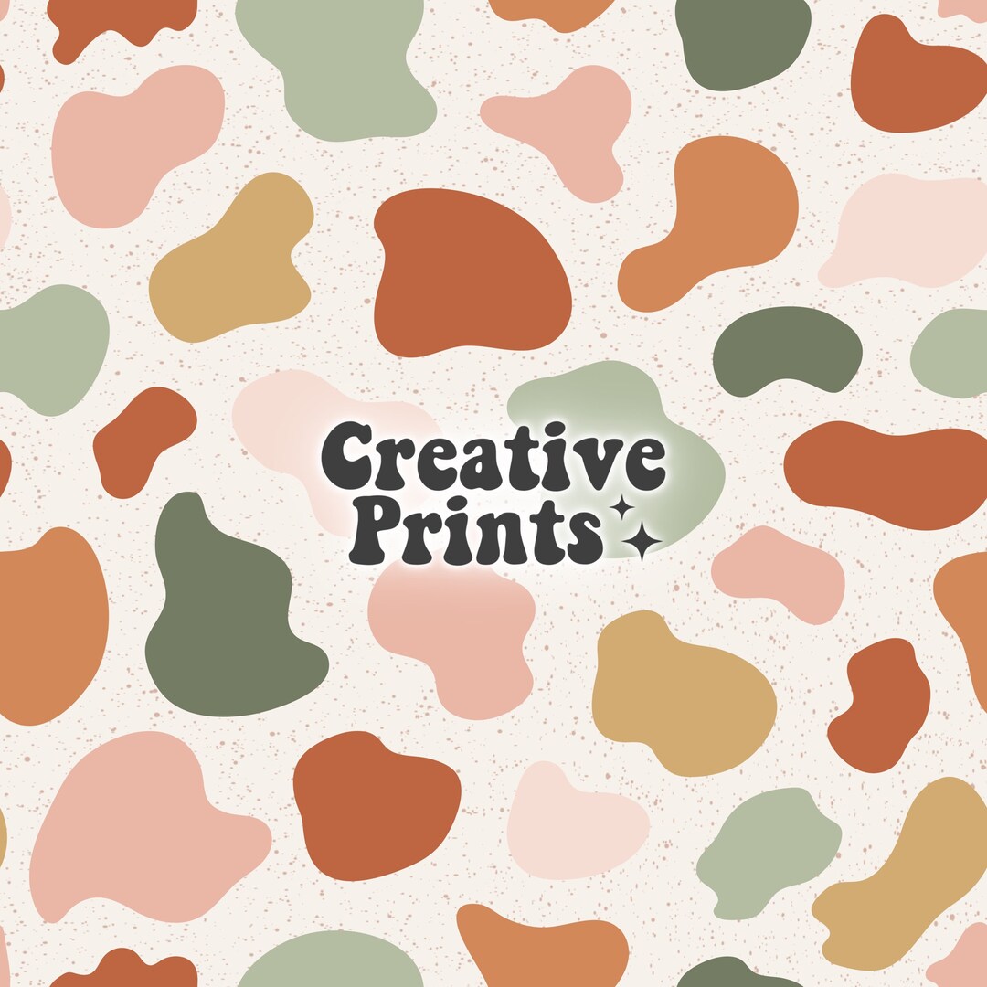 Cow Pattern, Western Seamless File, Cowgirl Seamless Pattern for Fabric ...