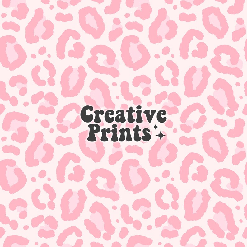 Baby Pink Leopard Print Seamless Pattern Png Leopard Seamless - Etsy