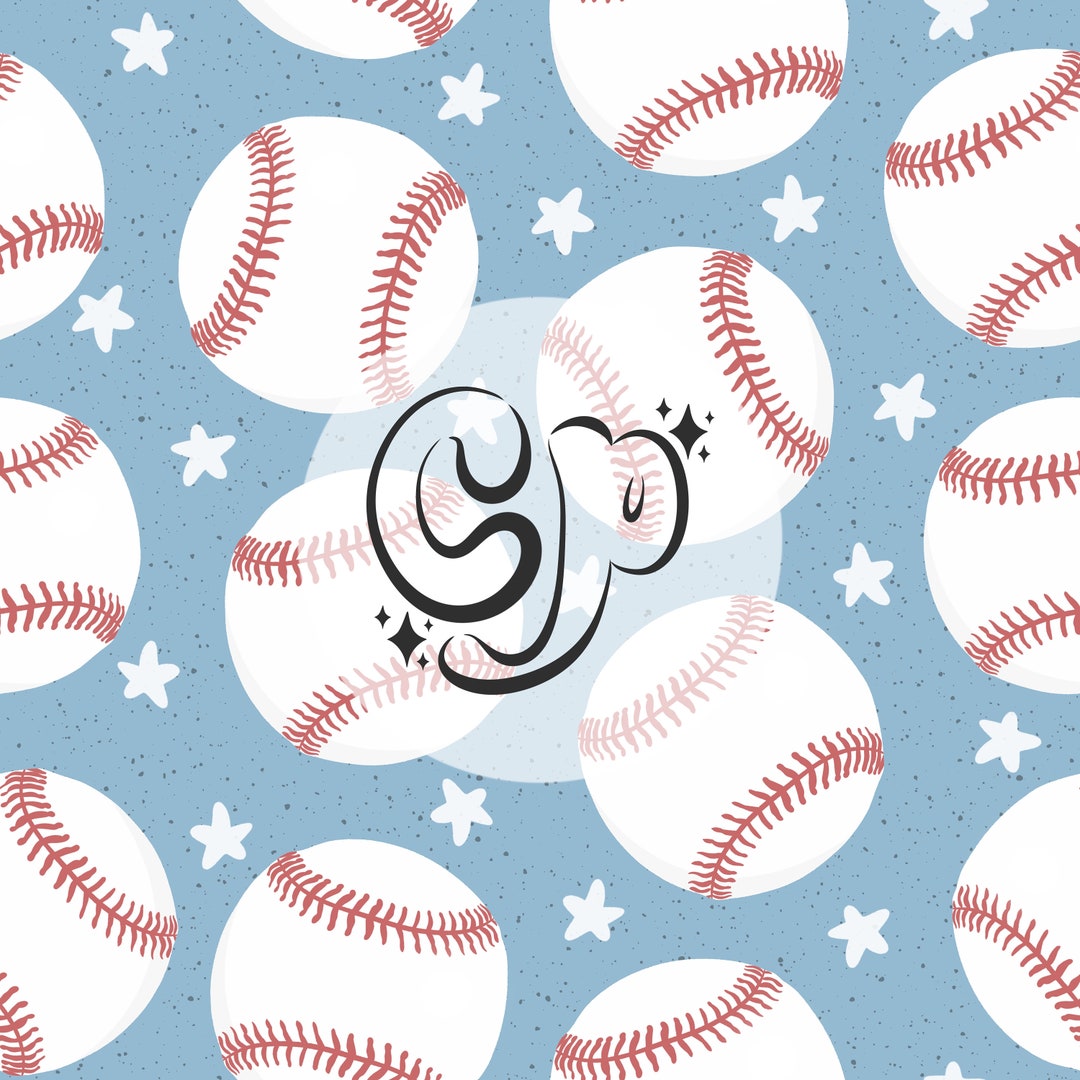 Pink Baseball Balls Seamless Pattern, Sports Seamless File, Seamless ...