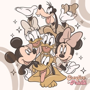 Neutral Mouse and Friends Sublimation PNG, Magical Png, Mouse Tshirt ...