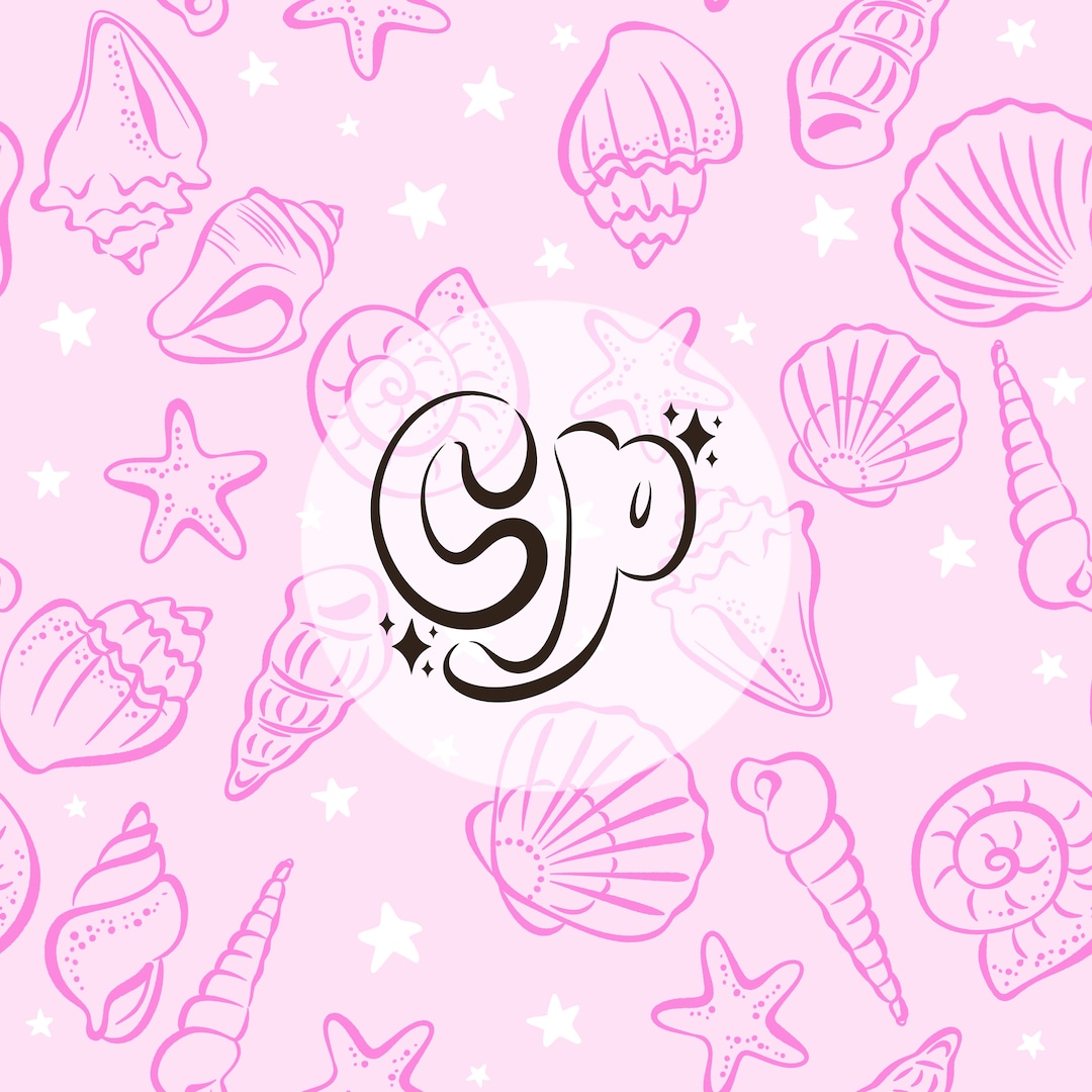 Pink Summer Seashells Seamless File, Summer Seamless Pattern for ...
