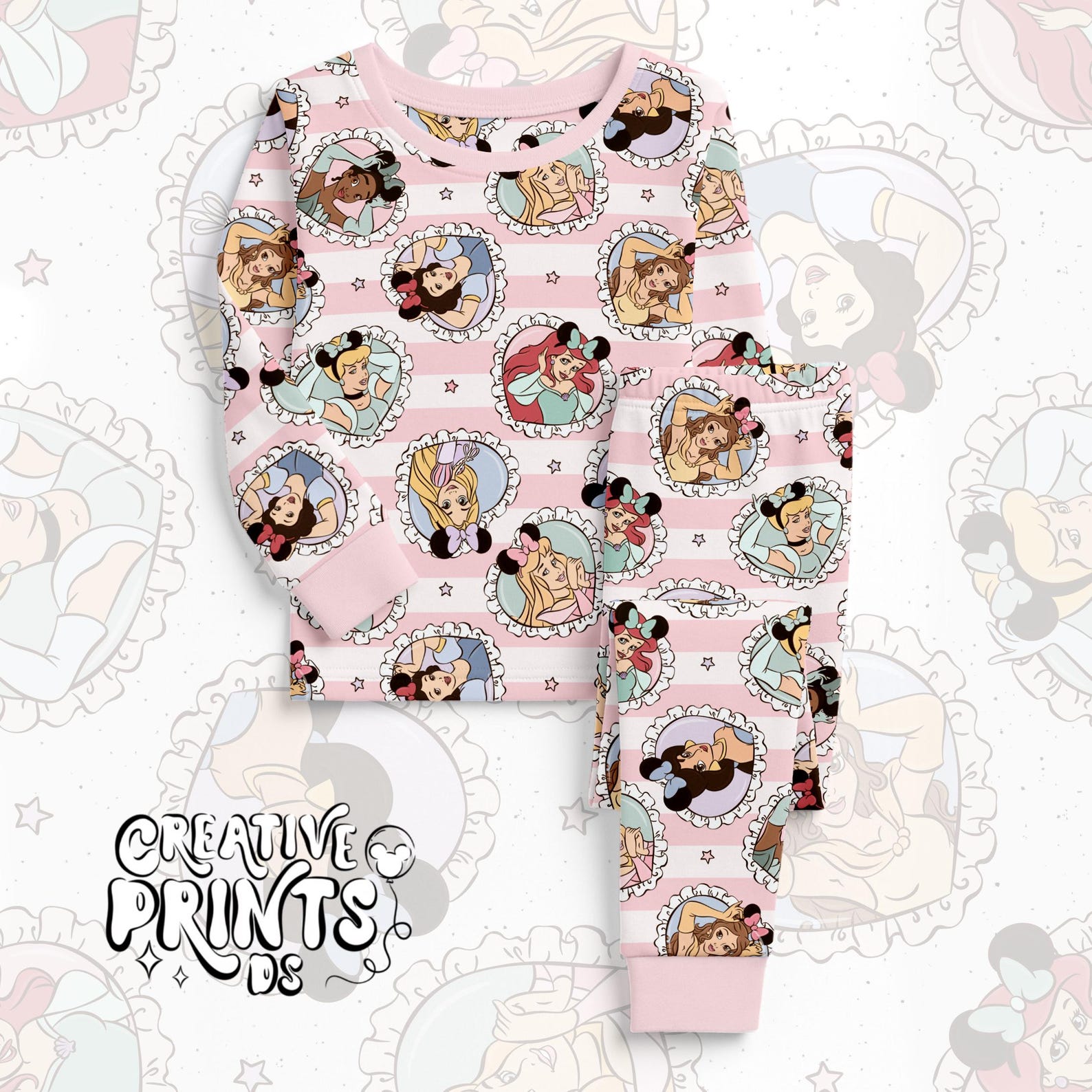Coquette Mouse Princesses Seamless Pattern, Magical Seamless File for ...
