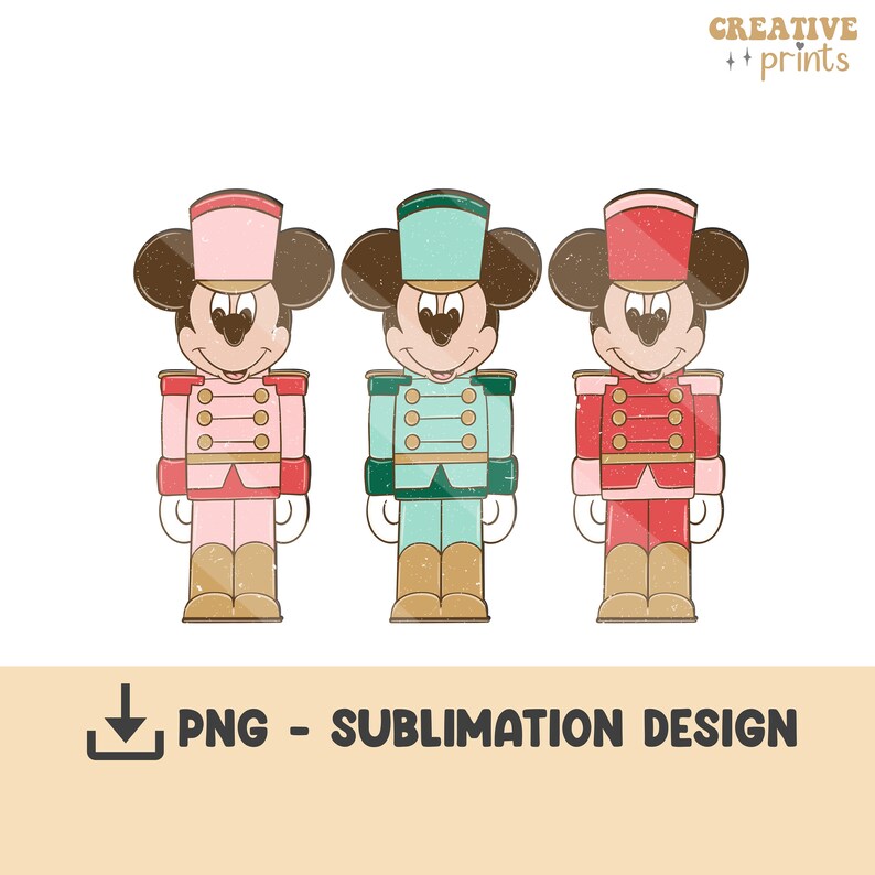 Mouse Nutcrackers Sublimation Design Png Mouse Nutcracker - Etsy