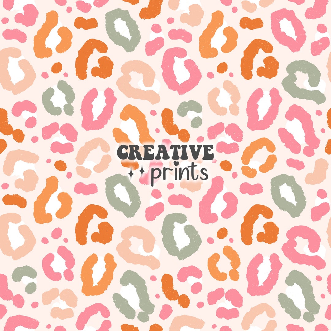Spring Easter Cheetah Seamless Repeat Pattern, Seamless Animal Cheetah ...