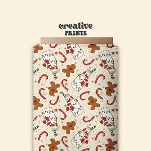 Christmas Cookies and Milk Seamless Pattern, Cookies for Santa ...