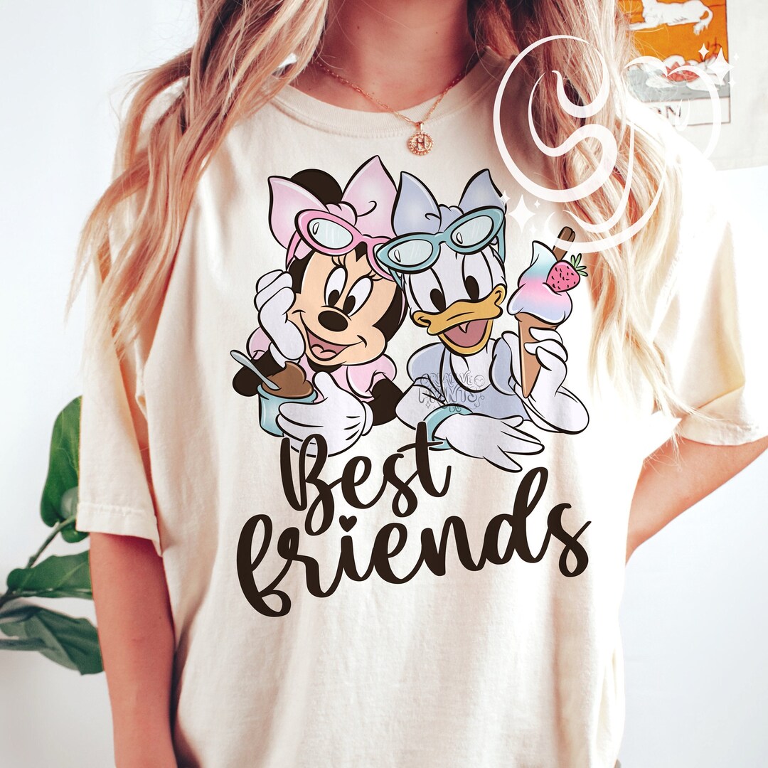 Mouse Best Friends Summer PNG, Mouse Summer Sublimation Design Png ...