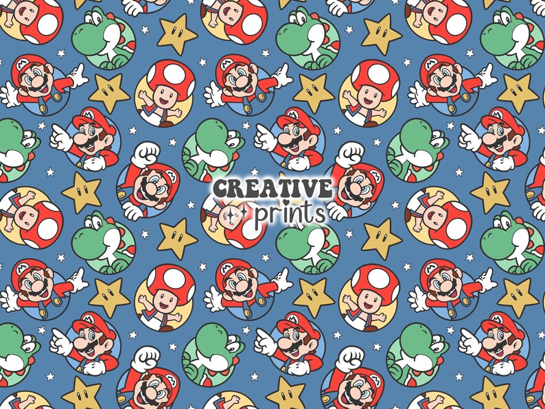 Cartoon Seamless Pattern for Boys, Video Game Seamless File, Seamless ...