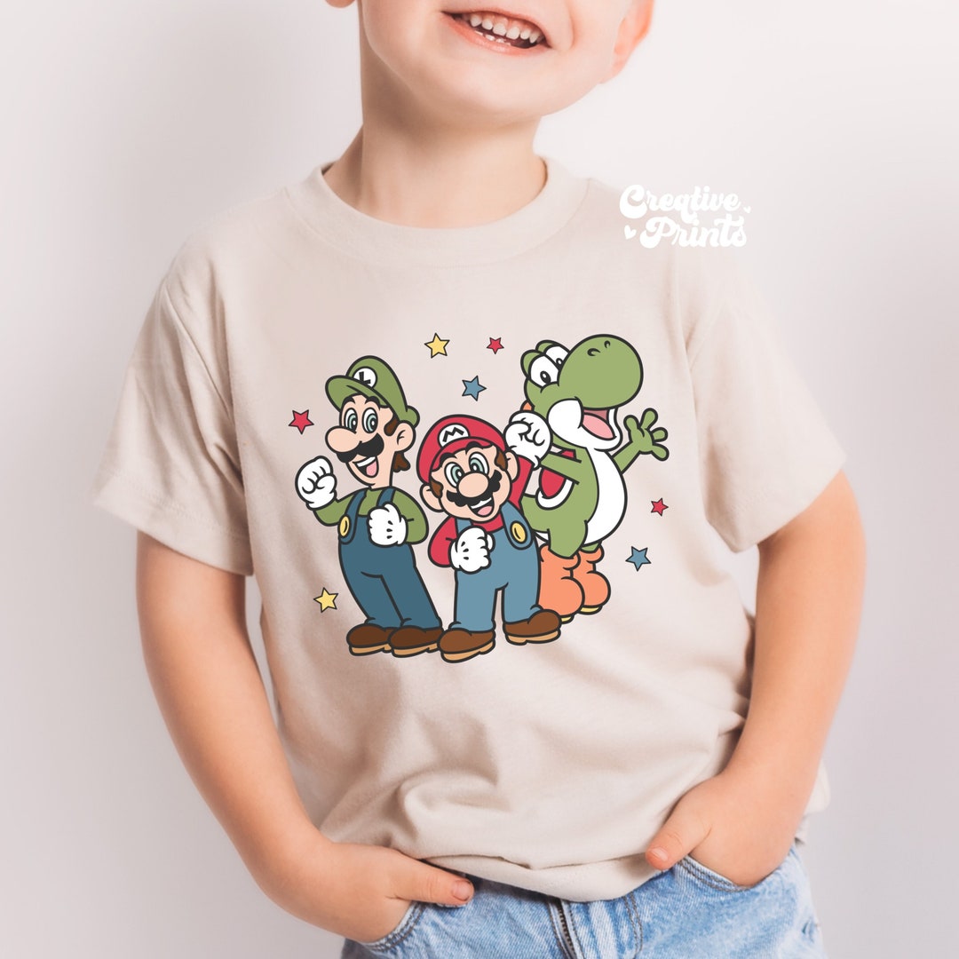 Cartoon Sublimation Design PNG for Boy, Mario Sublimation File, Video ...