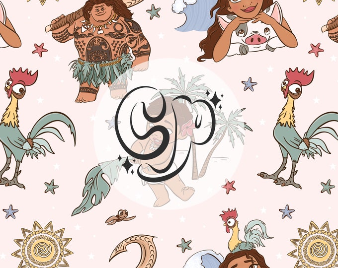 Ocean Princess Seamless,seamless Pattern,digital Paper,digital,paper ...