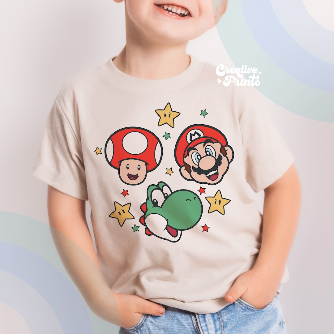 Cartoon Sublimation Design PNG for Boy, Mario Sublimation File, Video ...