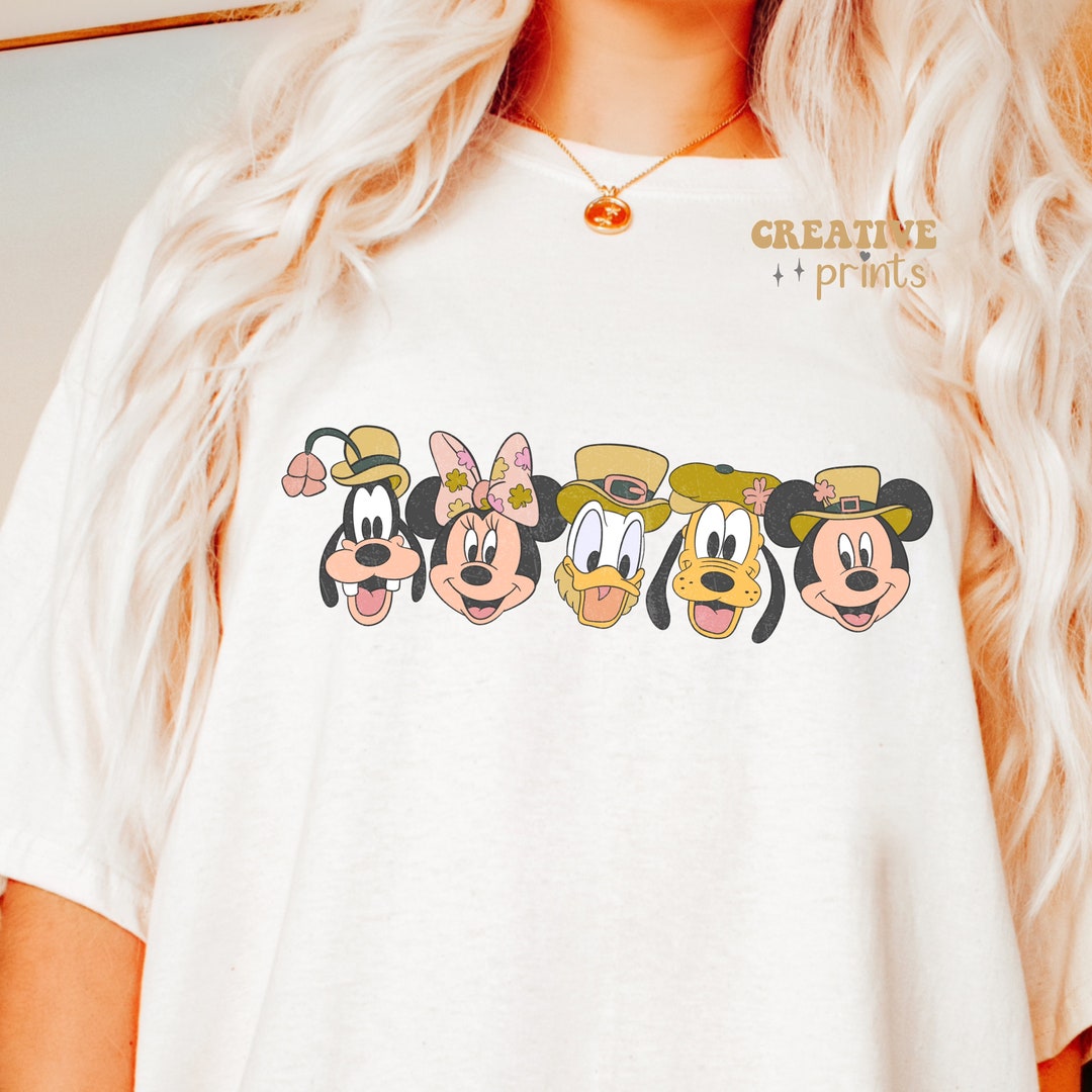 Mouse & Friends St Patricks Day PNG for Sublimation, St Paddys Day PNG ...