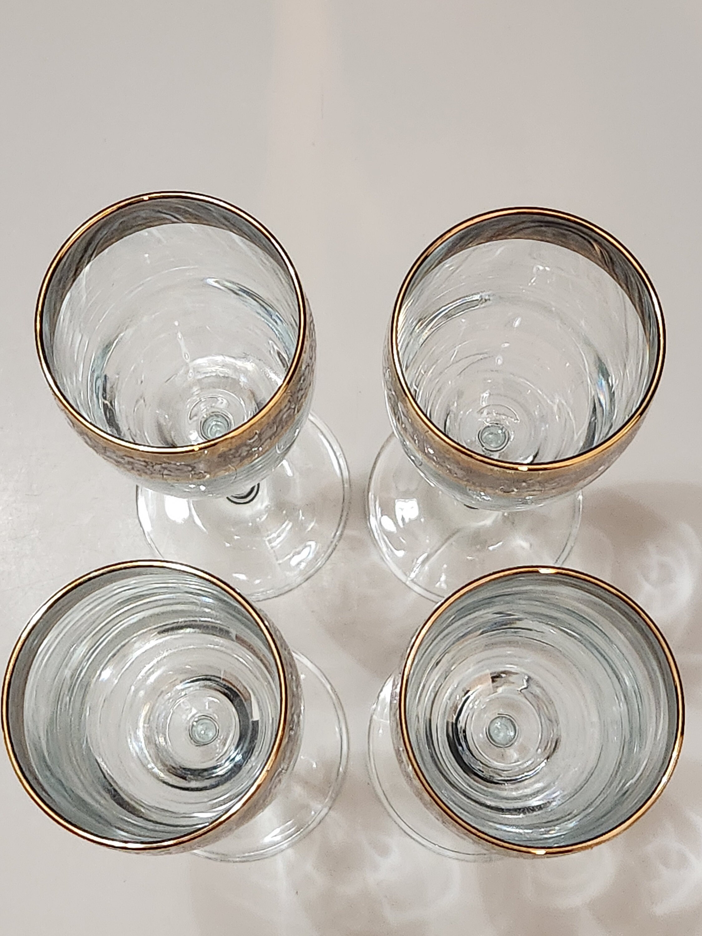 Baroque 24k Gold & Platinum Crystal Champagne Flutes Set of 4 - Etsy
