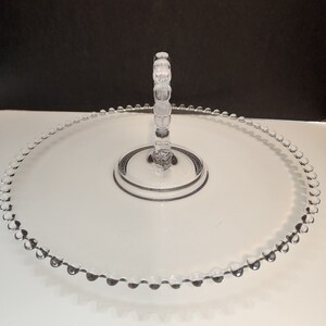Candlewick Clear Glass 11 3/4" Pastry Serving Tray - Dessert Tray With ...