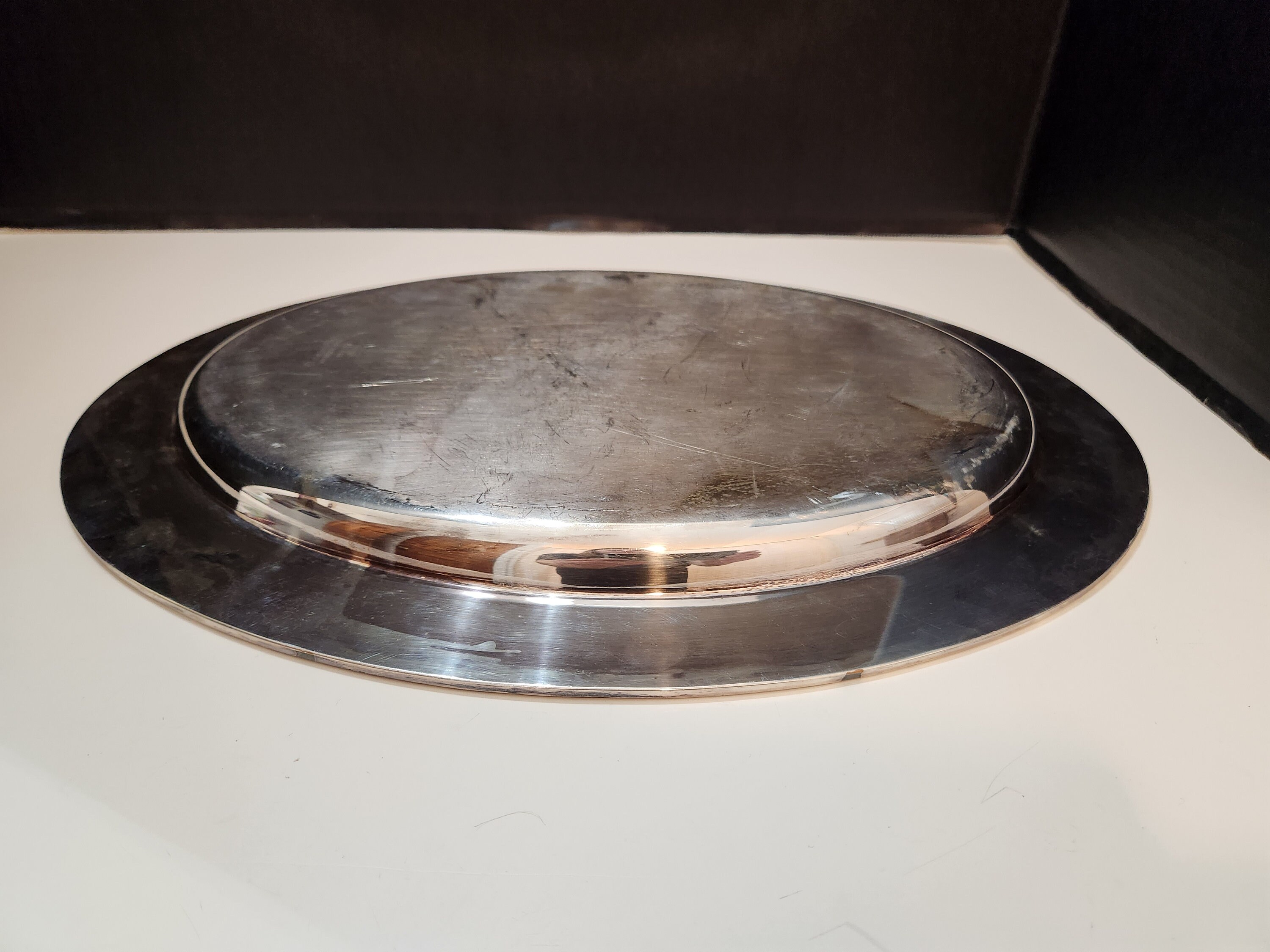 16 Oval Silverplate Serving Platter Wm Rogers & Son 1909/16 Victorian ...